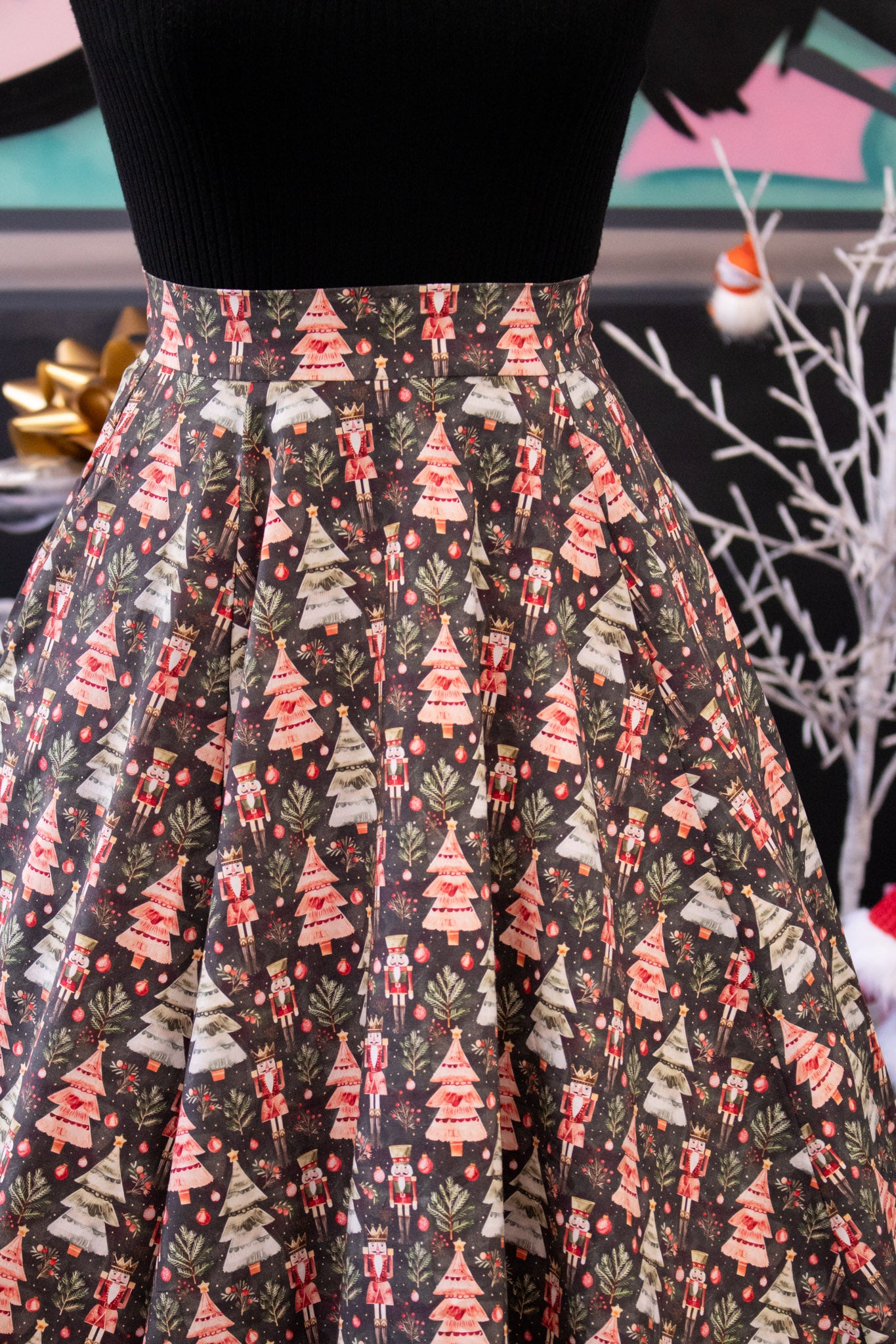 Love Daphne - Iris Swing Skirt - Christmas Nutcracker